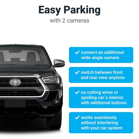 Toyota Hilux Front Backup Camera Control Connection Kit Smart Car ...